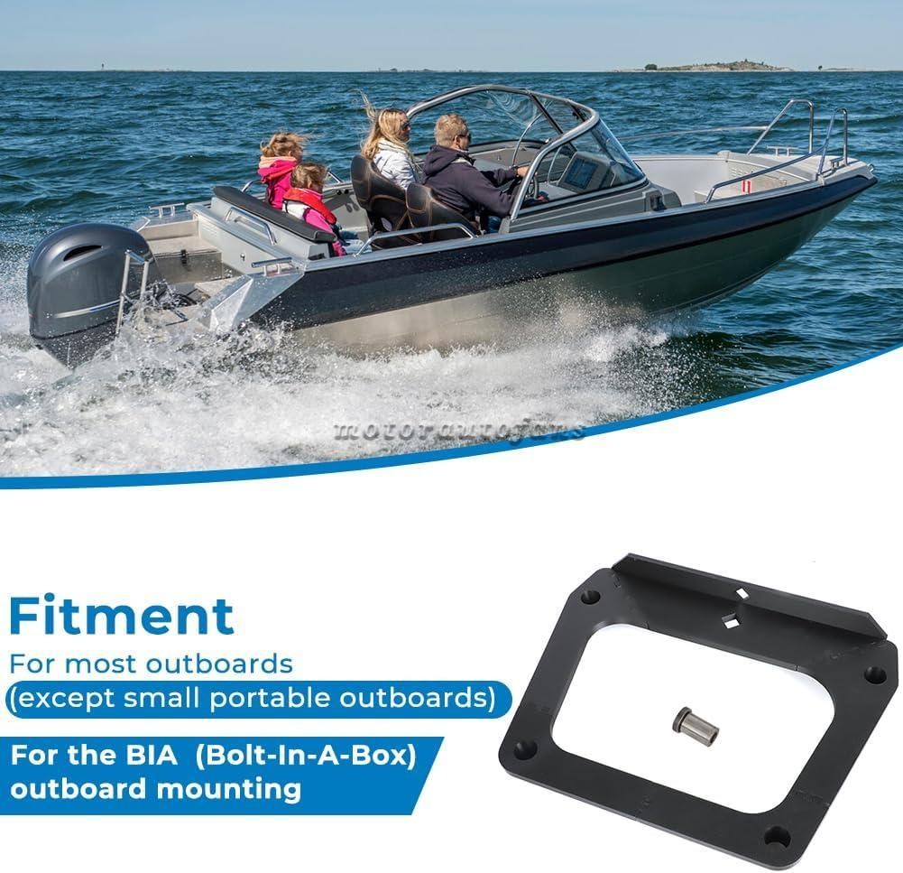 Mounting & Drilling Template For BIA Outboard Boat Motor W/ 1/2” Drill ...