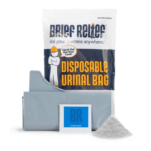 Disposable Urinal/Pee Bag (100 Pack) - Unisex Portable Bladder Relief ...