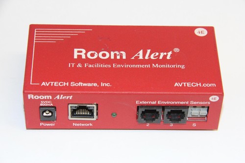 AVTECH SOFTWARE INC ROOM ALERT 4E Environmental Monitor | eBay