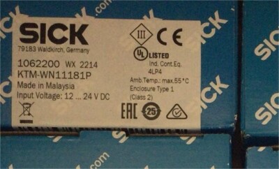 SICK KTM-WN11181P 1062200 NEW IN BOX DHL/UPS/FEDEX (8PCS AVAILABLE) | eBay