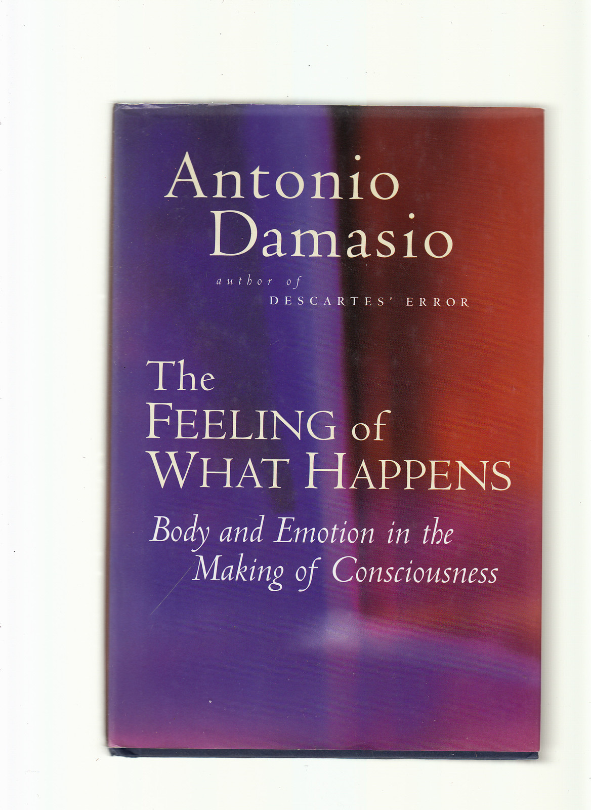 THE FEELING OF WHAT HAPPENS-DAMASIO-1ST 1999-HB/J-BODY/EMOTION ...