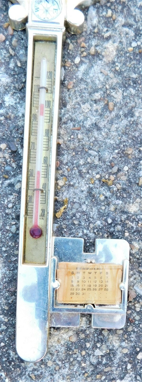 Vintage 1950's Goldfarb Novelty Key Thermometer Ambassador Bridge ...