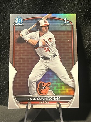 2023 Bowman Draft Chrome 1st Bowman Jake Cunningham Refractor #BDC-198 ...