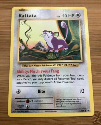 Pokémon Rattata Basic Card 66/108 2016 | eBay