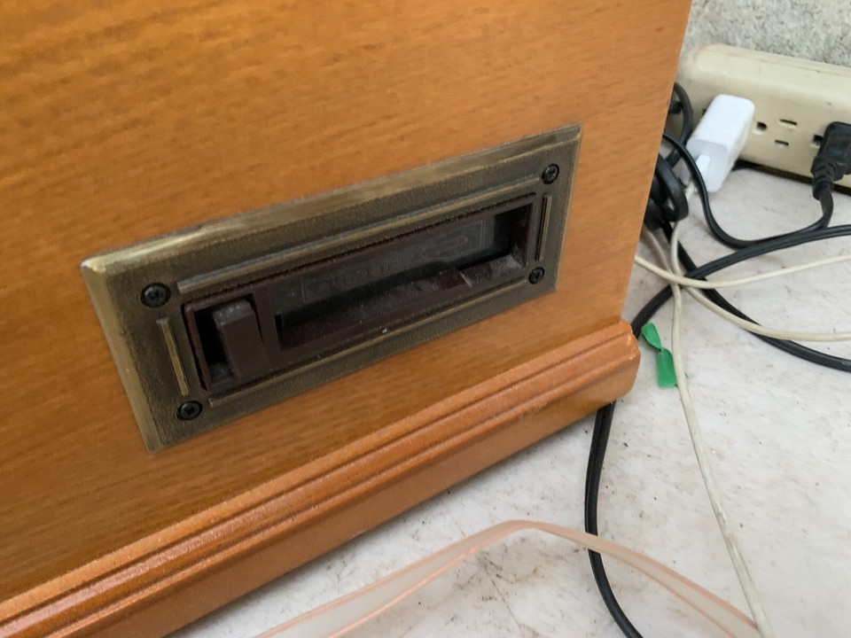 Detrola KM837 VTG 4 In 1 Turntable Vinyl AM/FM Radio CD & Cassette Tape ...