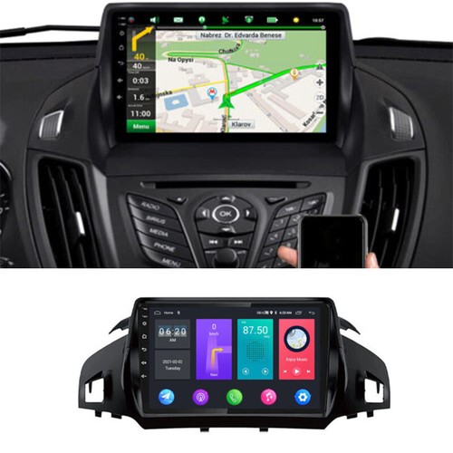 Android 12 Car Radio Stereo GPS Navigation Wifi Palyer For Ford Escape ...