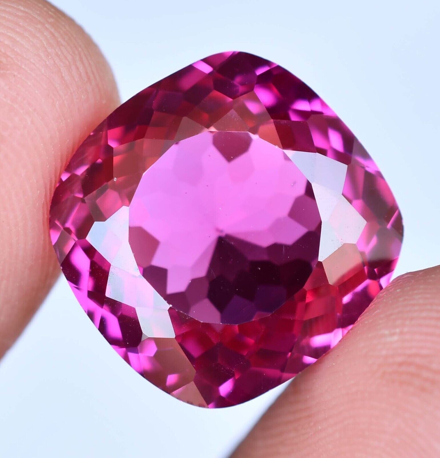 35.80 Ct Natural Raspberry Pink Purple Rhodolite Garnet CERTIFIED Loose ...
