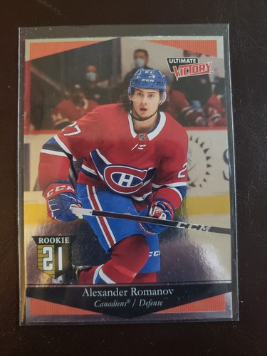 2021-22 Alexander Romanov Rookie Ultimate Victory Montreal Canadiens | eBay