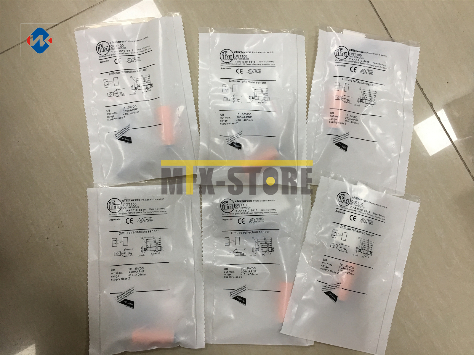 1PCS New Ifm photoelectric OGT100 OGT-100 Sensor&Proximity Switch made ...