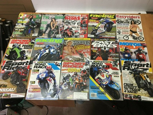 Motorcycle Racing Magazine 13 Back Issues 2007-13 Road Racer Easyrider ...