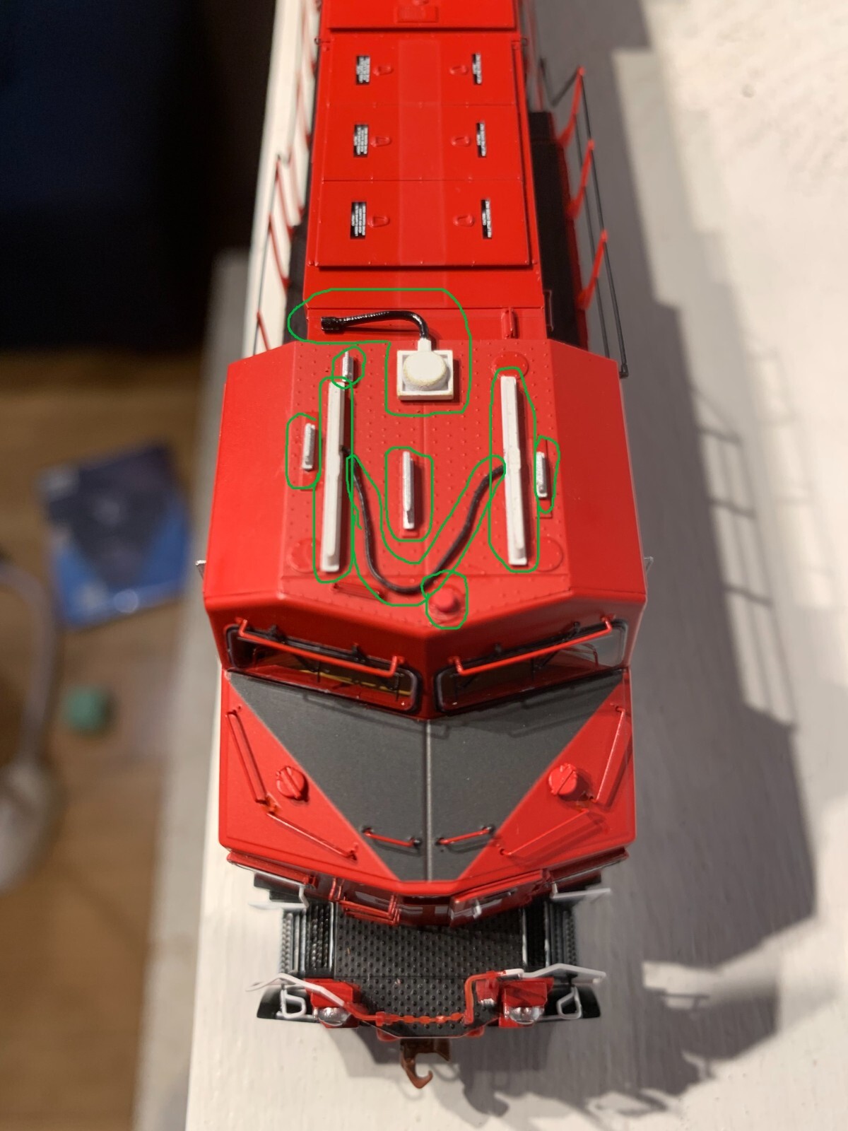 Ho Scale AC4400 Canadian Pacific PTC Array Upgrade Kit Dual Track PTC ...