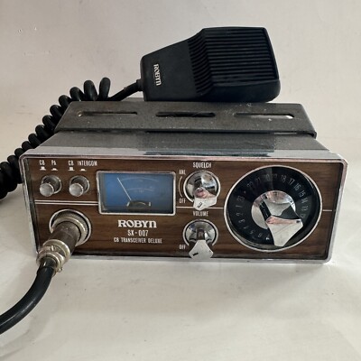 Vintage Robyn CB Mobile Transceiver Model SX-007 23 Channel Radio ...