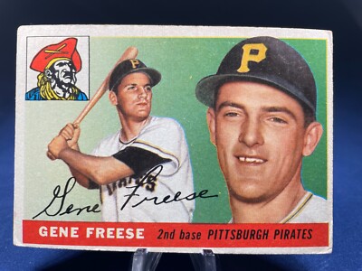 1955 Topps Baseball Card Gene Freese #205 Rookie Brooklyn Dodgers | eBay