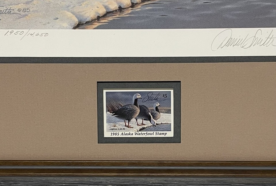 Vintage Daniel Smith 1985 Waterfowl Stamp Print No 1950/14650 | eBay
