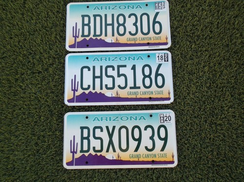 ARIZONA VEHICLE LICENSE PLATE TAGS | eBay