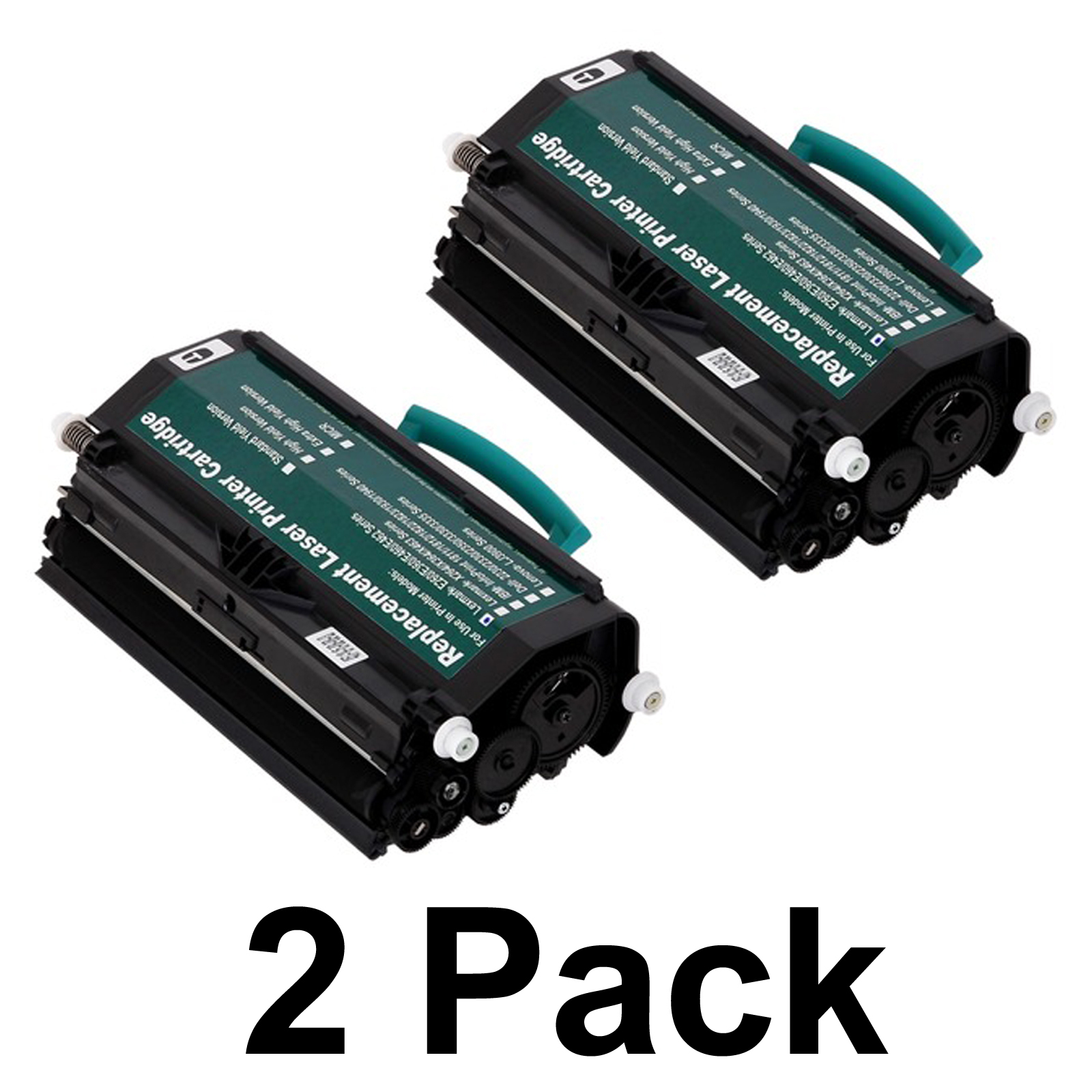 2 Pack Lexmark XS463DE ES460DN Black Extra High Yield Toner Cartridge ...