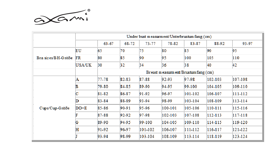 Axami Hebe BH rot Büstenhebe mit Bügel Cups große Größen Plus Size ...
