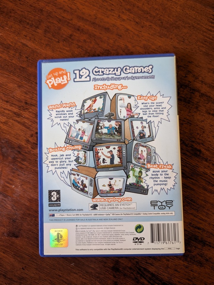 Sony Playstation 2 Eye Toy Camera + Eye Toy Play game for PS2 | eBay ...