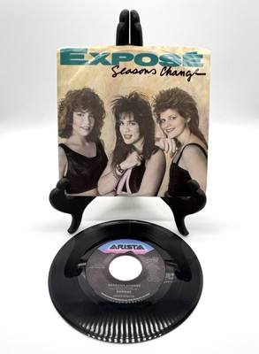 Exposé Seasons Change 45 RPM Vinyl Single 1987 Arista + Picture Sleeve ...