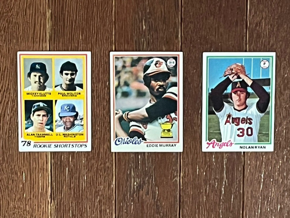 1978 Topps Baseball Complete Set 1-726 EX-EXNM Ryan Murray Molitor RC’s ...