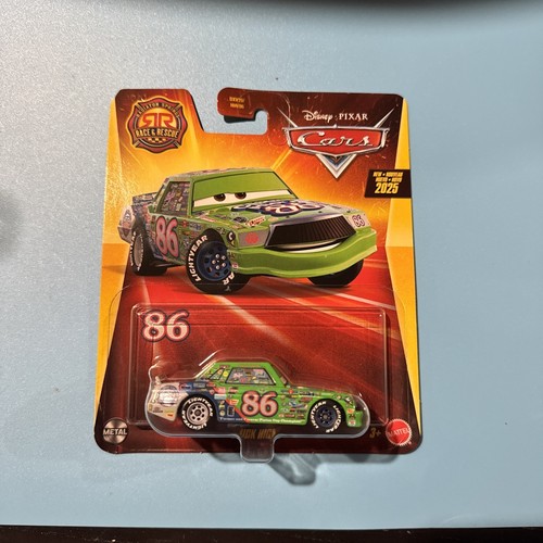 DISNEY PIXAR CARS METAL RADIATOR SPRINGS RACE & RESCUE CHICK HICKS ...