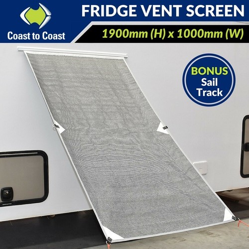 Coast Fridge Vent Screen with Sail Track for Caravan, Camper Trailer ...