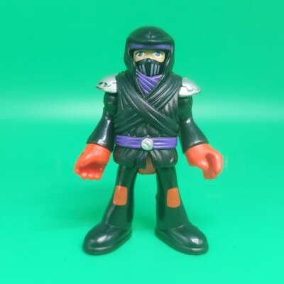 Imaginext Ninja Black Samurai Castle Warrior Red Yellow Toy Figure w ...