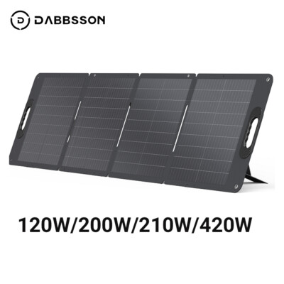 Dabbsson Solar Panel Portable Foldable 120W/210W/420W for Dabbsson ...
