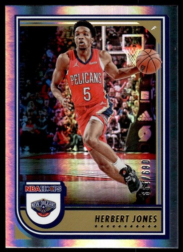 Herbert Jones 2022-23 NBA Hoops Premium Set Silver G48 /199 #144 New ...