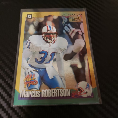 Marcus Robertson #91 1994 Score Houston Oilers Gold Zone | eBay