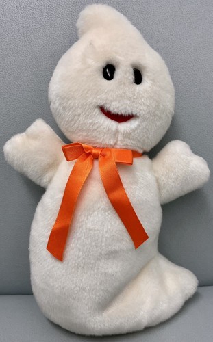 TY Beanie Buddy Spooky the Ghost 13 inch Large Beanie Baby Halloween ...