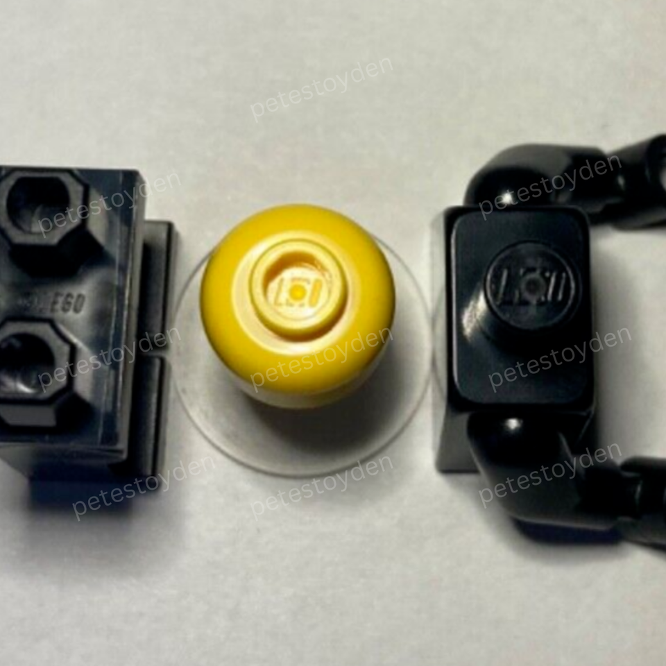 *NEW* REAL LEGO Classic Black Spaceman Helmet Air Tank Minifigure and ...