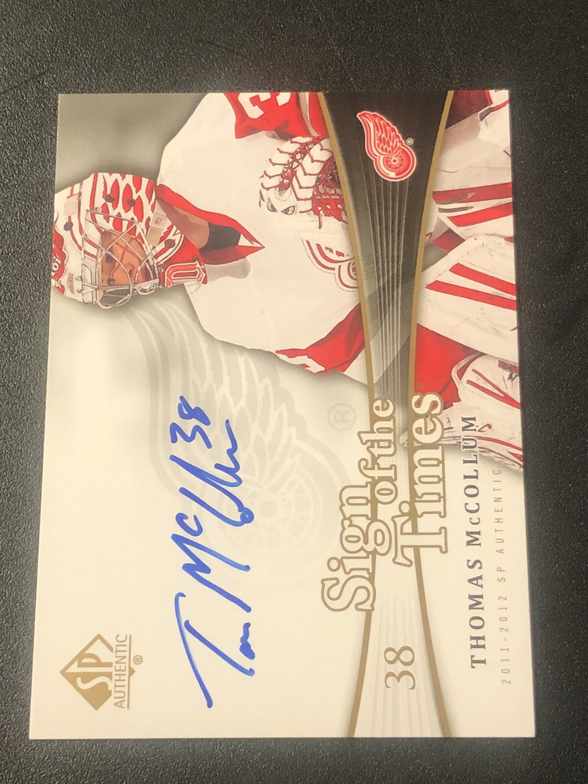 2011-12 SP Authentic Sign of the Times Tim McCollum #SOT-TM Auto RC | eBay