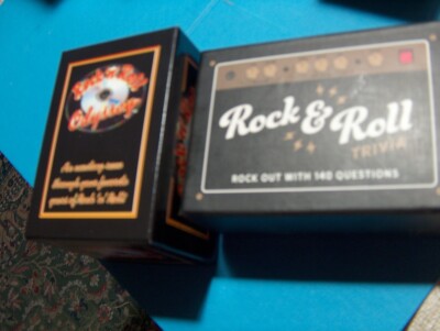 Rock And Roll Trivia Game 140 Question Cards 2019 + R&R Odyssey trivia ...