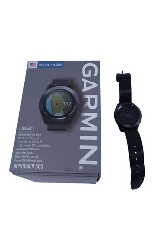 Garmin Approach S60 Golf Watch Black GPS Smartwatch Used in Box | eBay
