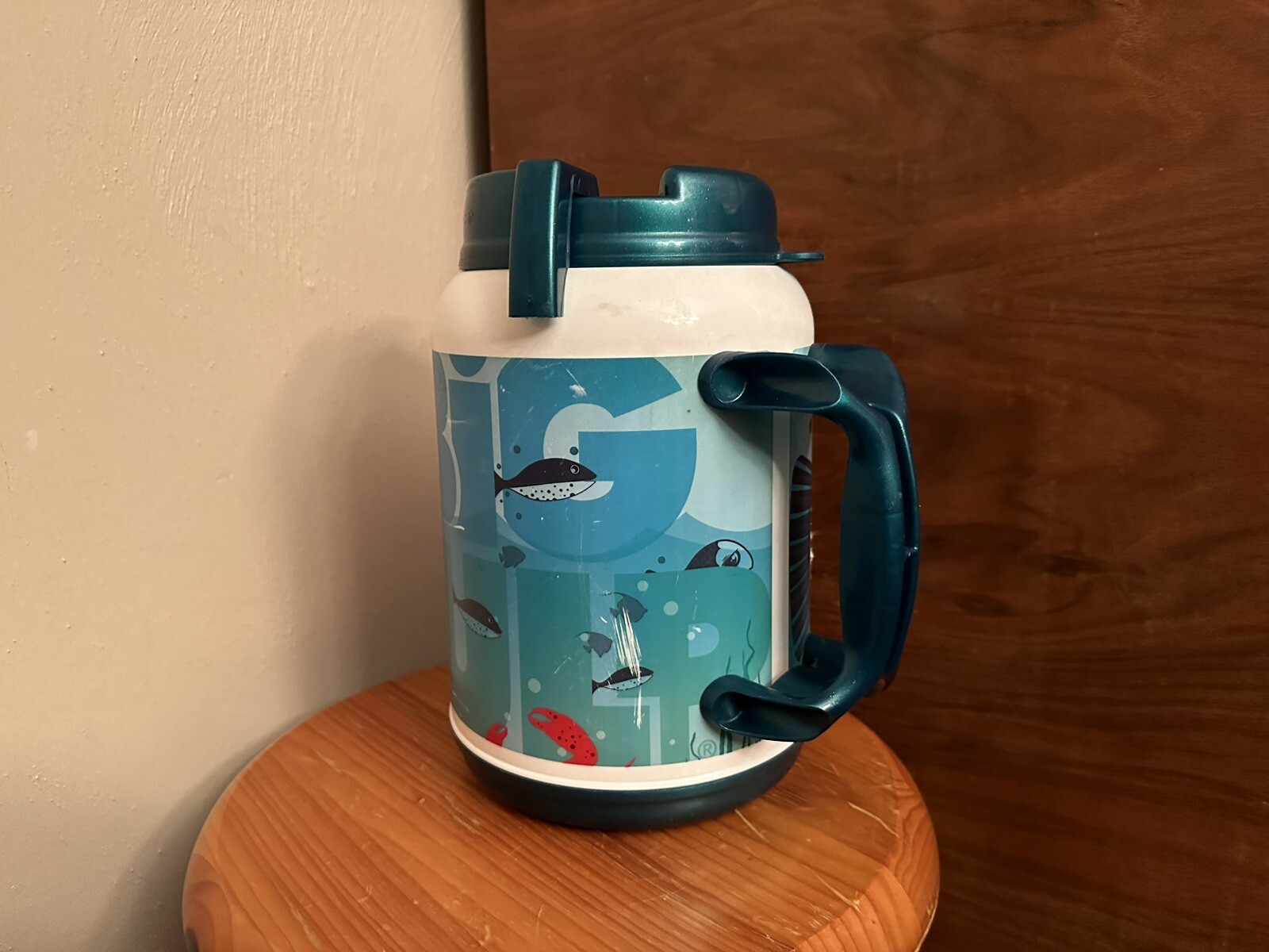 BIG GULP WHIRLEY LARGE 64 OZ TRAVEL MUG ~ BIG GULP SHARK & FISH 7 ...