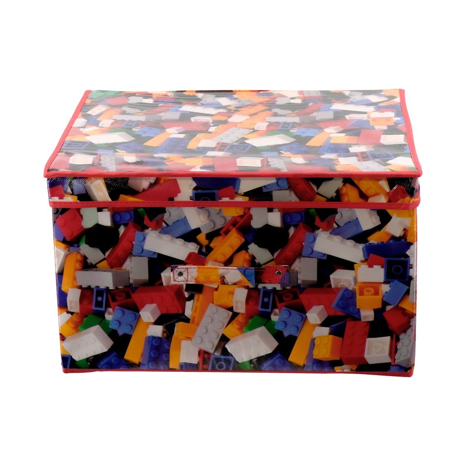 Large Collapsible Storage Box Folding Jumbo Storage Chest Kids Room Toy ...