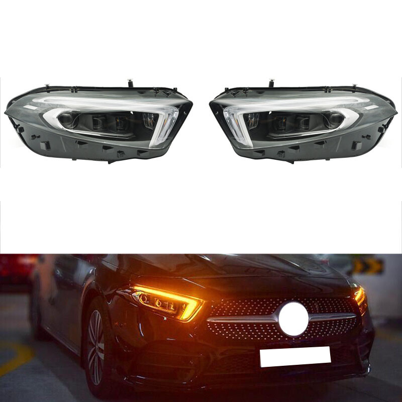 For 19-21 Mercedes-Benz A-Class W177 Hatchback Front Headlight Assembly ...