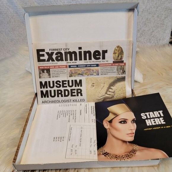 Murder Mystery in a Box - TOMBS OF THE PHAROAHS Family Game Night NEW ...