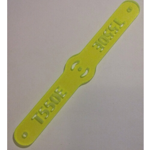 Hard Plastic Plate Yellow T500-T550E-T600 Modeling Side Holes 3-4mm | eBay