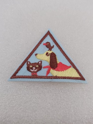 Girl Scouts Brownie Pets Dog Cat Bird Badge Patch a2 | eBay