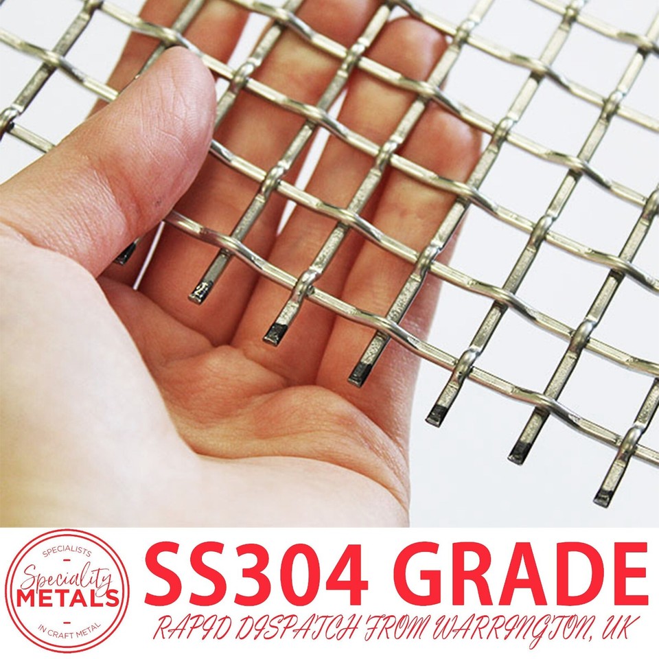Super Heavy Woven Wire Grille | 2 Mesh, 11mm Hole, 1.6mm Wire | 304 ...