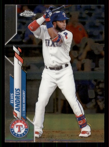 2020 Topps Chrome Elvis Andrus #158 Texas Rangers | eBay