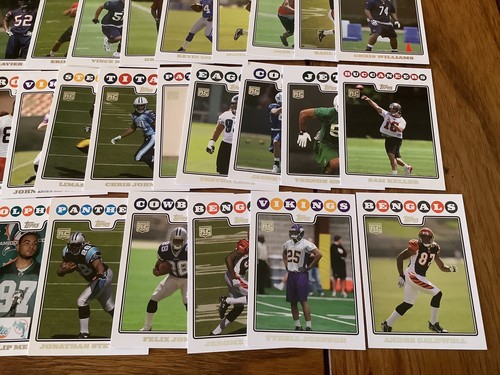 2008 Topps Football Lot 200+ 50+ Rookies Stars Inserts Favre Brady | eBay