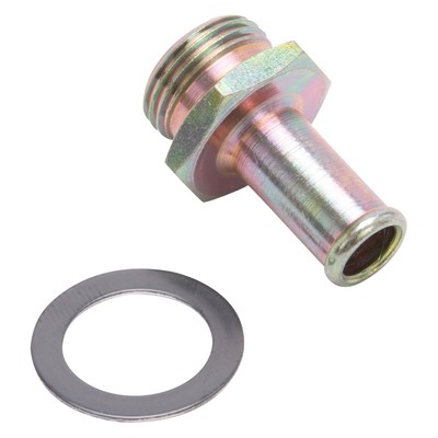Edelbrock Carburetor Fuel Fitting 1497; Adapter 3/8 in. Hose to 5/8-20 ...