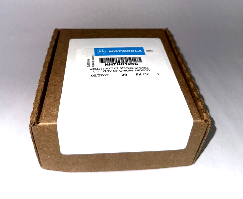 New OEM Motorola NNTN8125C Wireless Earpiece Accy Kit 12" Cable | eBay
