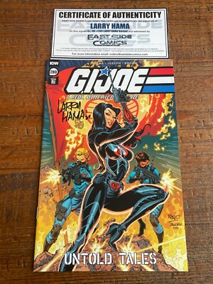 G.I. JOE A REAL AMERICAN HERO #280 LARRY HAMA SIGNED ROYLE 1:10 RI ...