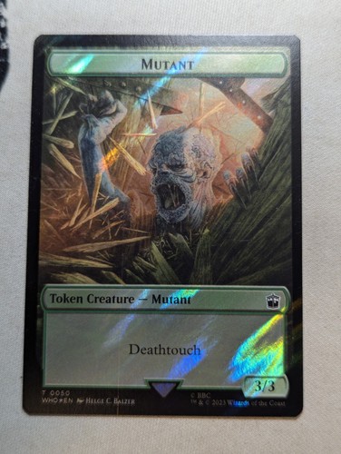 Token - Mutant & Soldier - MTG - WHO - 0050 & 0040 - Surge FOIL | eBay ...