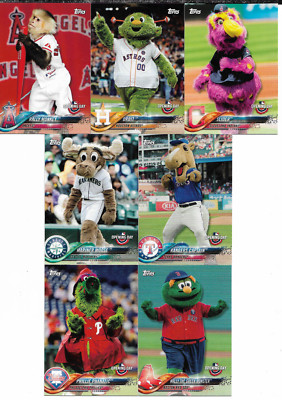 2018 Topps Opening Day 7 Card Mascots Lot with Rally Monkey NM | eBay