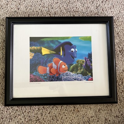 SEARCHING FOR NEMO FRAMED ART PRINT Disney LE Lithograph 15.75x13 ...